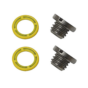 2 PCS Marine Drain Plug Screw Kits for Mercury MERCRUISER Replaces 10-79953Q2 10-79953A2 18-2244 22420 10-79953Q04