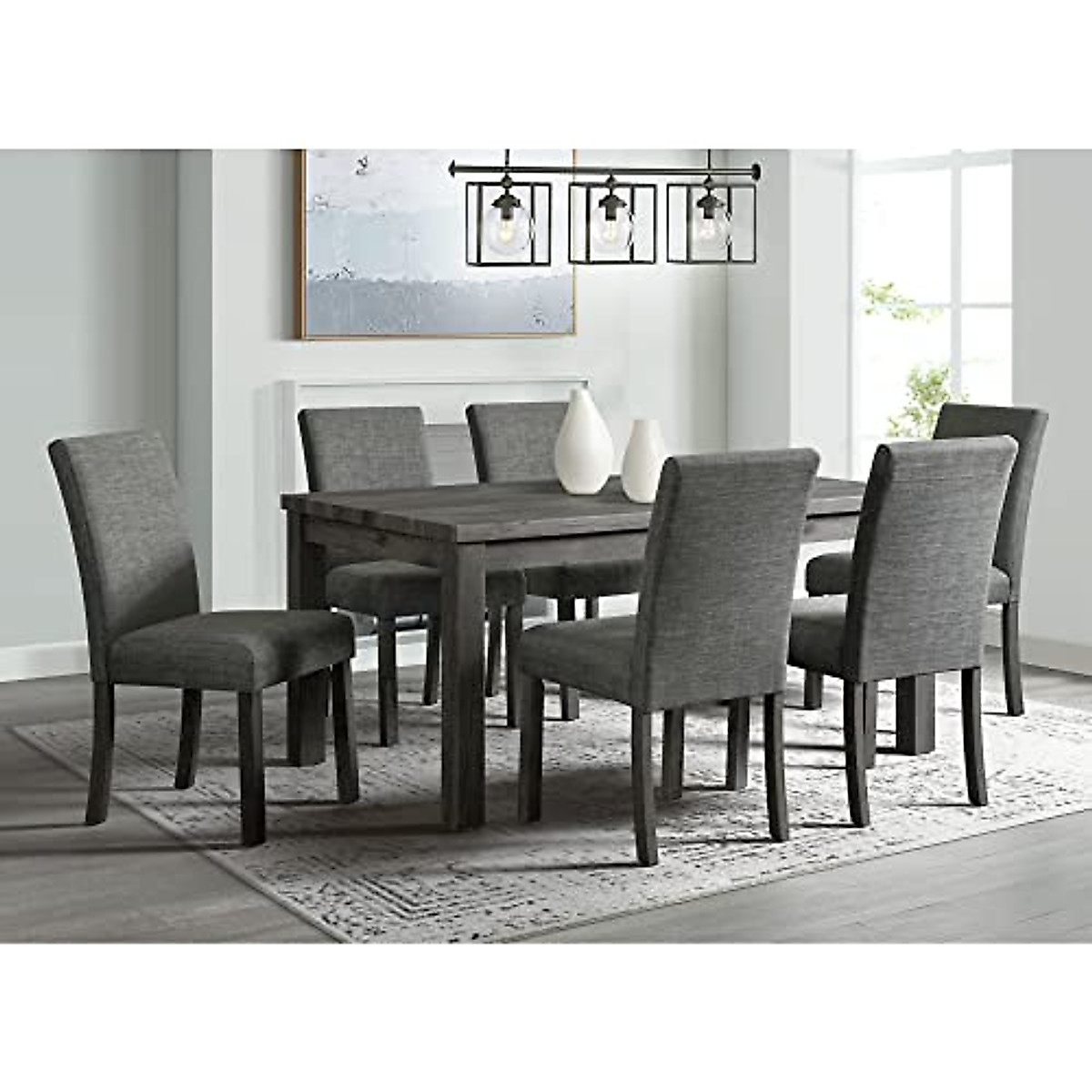 Picket House Furnishings Turner Side Chair Set in Charcoal