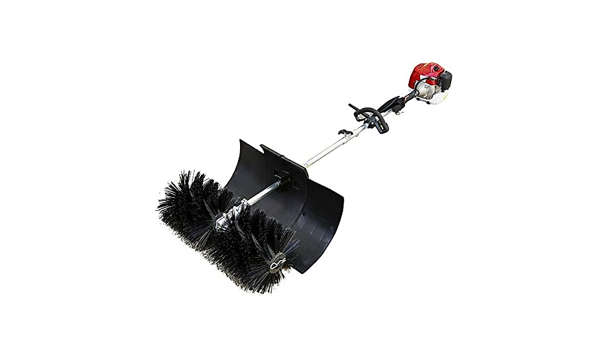 Powerful 52CC Gas Snow Sweeper for Quick Cleaning