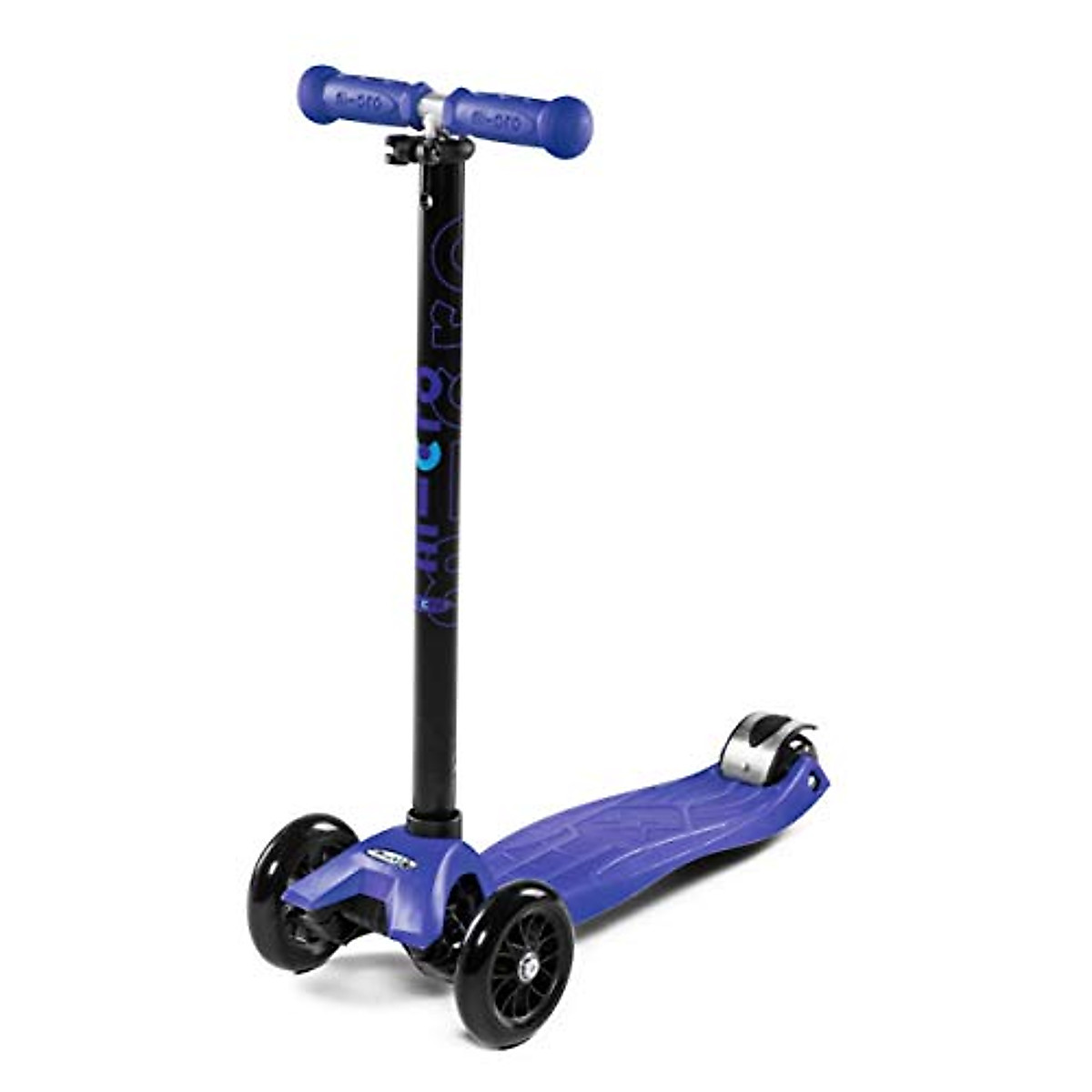 Micro Kickboard - Maxi Original 3-Wheeled, Lean-to-Steer, Swiss-Designed Micro Scooter for Kids, Ages 5-12 (Blue)