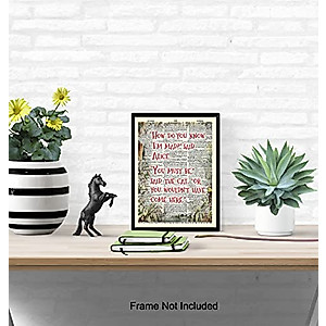 Alice Wonderland Quotation Dictionary Wall Art Picture print - Upcycled Decor for Home, Apartment, Office - Gift for Entrepreneur, Fans - 8x10 Poster