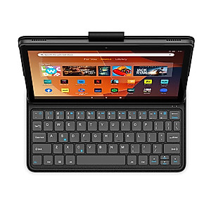 Made for Amazon Bluetooth Keyboard Case for Amazon Fire HD 10, (13th Gen, 2023 release)