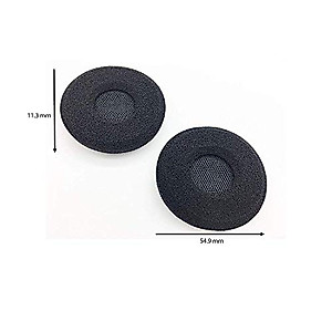 Premium EncorePro Headset Foam Covers | Replacement Ultra Soft Foam Cushion for Plantronics EncorePro HW510 HW510V HW510D HW520 HW520V HW520D HW515 HW525 202997-02 Headset (10 Pack)