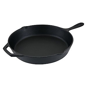 Alpine Cuisine Pre-seasoned Cast Iron Frypan 10-Inch - Black Cast Iron Frypan - Durable, Heavy Duty Cooking Pans - Multipurpose Use Kitchen Pans