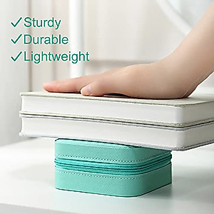 Western Jewelry Organizer Box Cowgirl Cow Print Travel Small Portable Jewelry Case for Country Girl Yellowstone Gift