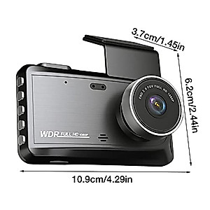 Vehicle Dashcam, Dashcam for Cars, 4K H D 1080P Built in G Sensor Dashcam Front and Rear, IPS GPS Display Car Video Cam Recorder, Night Vision Dashboard Parking Car Camera for Trucks SUVs