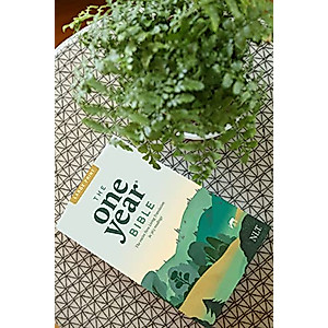 The One Year NLT Large Print Thinline Bible (Softcover) The Entire Bible in 365 Readings in the Clear and Trusted New Living Translation