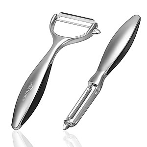 NileHome Vegetable Peeler, Potato Peelers For Kitchen Apple, Veggie, Fruit, Potatoes, Carrot Peeler Stainless Steel Potato Peeler Hand(2pcs)