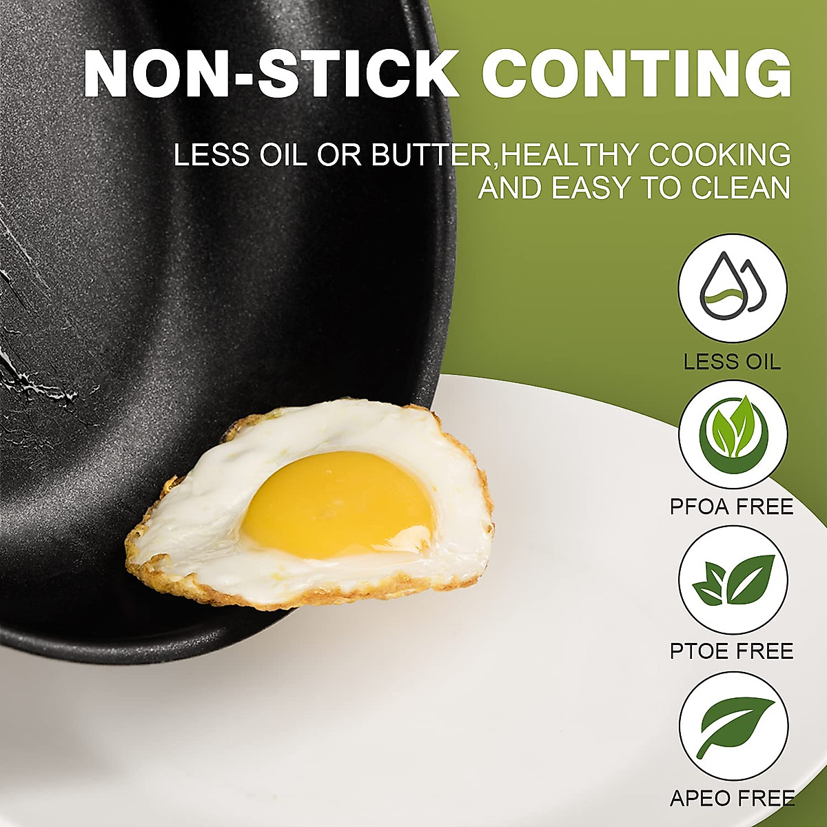 Induction Pots and Pans, Stainless Steel Pots And Pans Set 4pcs With Lid, Induction Cookware For Oven & Dishwasher Safe by MOMOSTAR