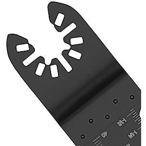 50 Pack Wood/Bi-Metal Oscillating Saw Blades Quick Release Blade Kit for Porter Rockwell Cable Black & Decker Bosch Craftsman Dremel Chicago