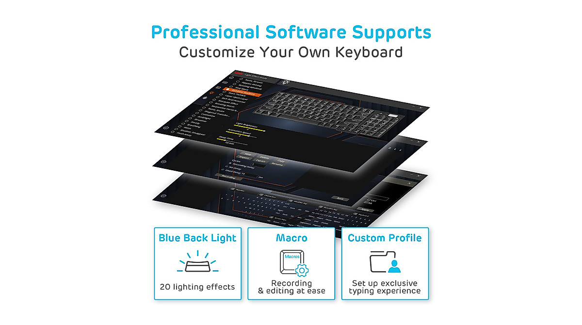 RK ROYAL KLUDGE RK96 90% Wireless Mechanical Keyboard with Mag Rest