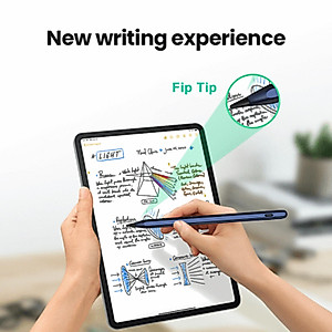Stylus Pen for Apple iPad 13/12.9/11-inch, iPad Air M2 2024 for 13/11-inch, iPad Pro Pencil 3/4/5/6th Generation, iPad 10th-6th Gen, Compatible (2018-2024) with Fast Charging & Palm Rejection