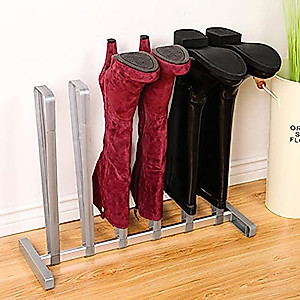 xiaolajiao Stainless Steel Boot Rack, Durable Boot Storage, Shoes Storage Holder Organizer