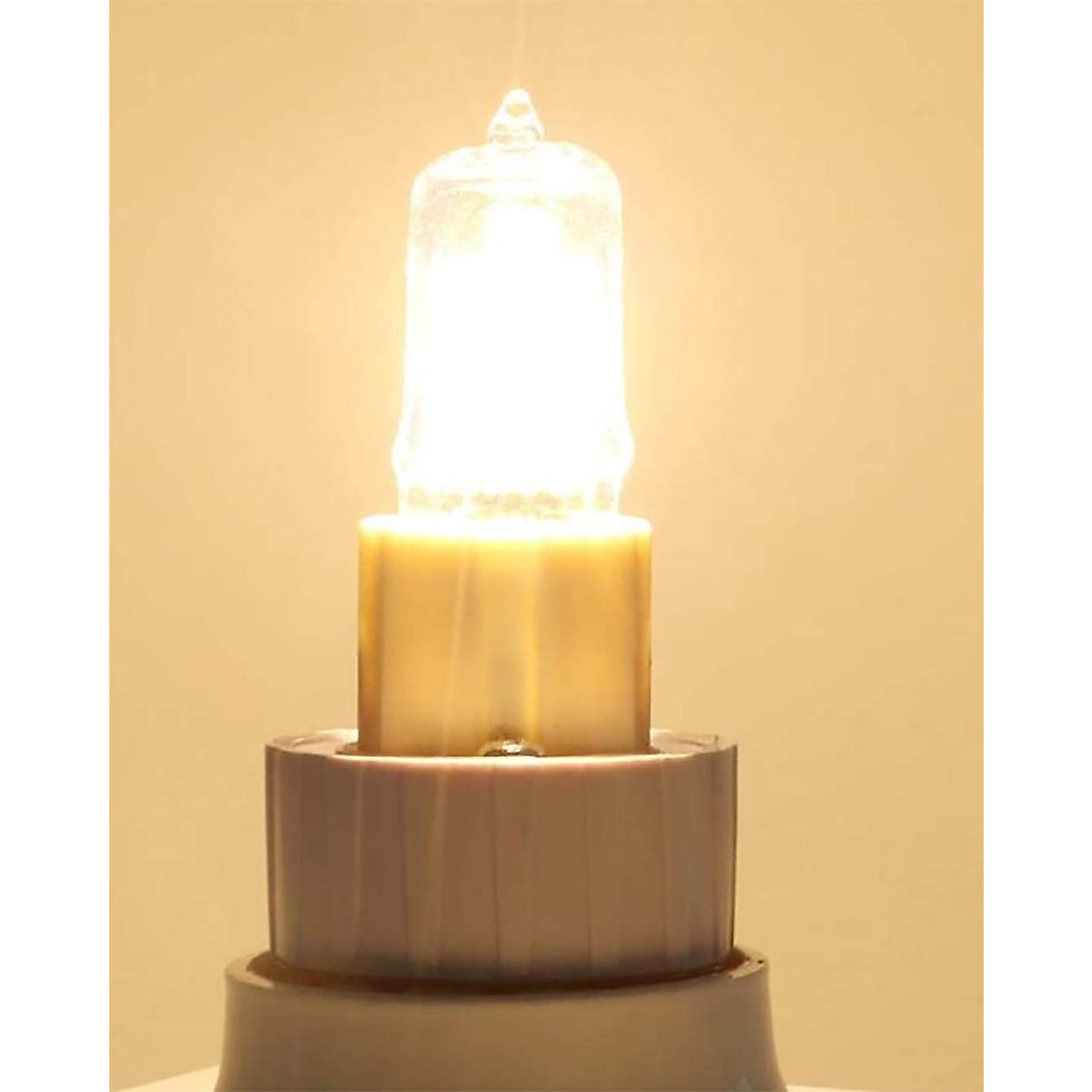 G9 Halogen Bulb 20W T4 JD Type Bulb 120 Volt Xenon Lamp G9 Base Bi Pin Halogen House Hold Light for Under Cabinet Light Pendant Accent Microwave Light 2700K Warm White Crystal Clear Pack of 10