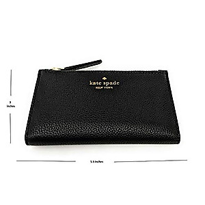 Kate Spade New York Jackson Small Slim Bifold Wallet, Black