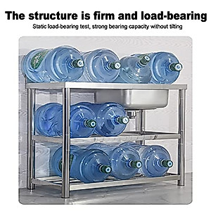 Utility commercial sink,Outdoor garage Stainless Steel sink,Indoor kitchen sink with faucet,1 Compartment,Industrial station laundry & utility room sinks,with storage rack,for restaurant,Basement. (