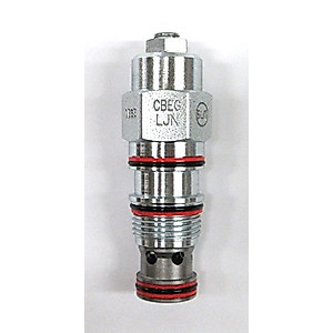SN CBEG LJN - Sun Counterbalance Valve. T-2A Cavity. 2000-5000 PSI. 25 PSI Check. 30 GPM Max. 4.5 to 1 Pilot.