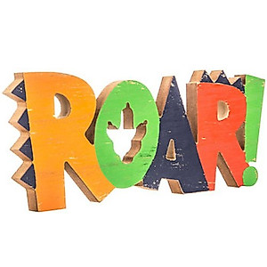 ROAR! Wood Wall Decoration Boys Room Kids Decor