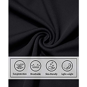 MAGCOMSEN Women's Crop Tops UPF 50+ Athletic Running Workout Cropped Tank Tops Sleeveless Gym Sports Muscle Shirts Black S