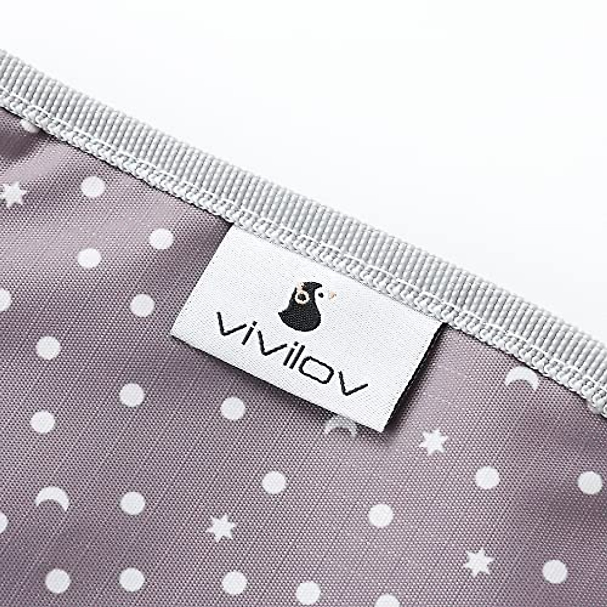 Portable Changing Pad for Baby - Waterproof Diaper Changing Pad - Compact Baby Changing Pad- Travel Diaper Changing Mat - Foldable Lightweight Changing Mat for Newborn (Grey Stars)
