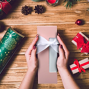 Tenceur 36 Pcs Tumbler Box Gift Boxes for Sublimation Tumbler Shipping 3.3 x 3.3 x 9.8 Inch Transparent Exhibition Box for 12 20 30 oz Heat Press Sublimation Blanks Tumbler Wrap (Rose Gold Color)