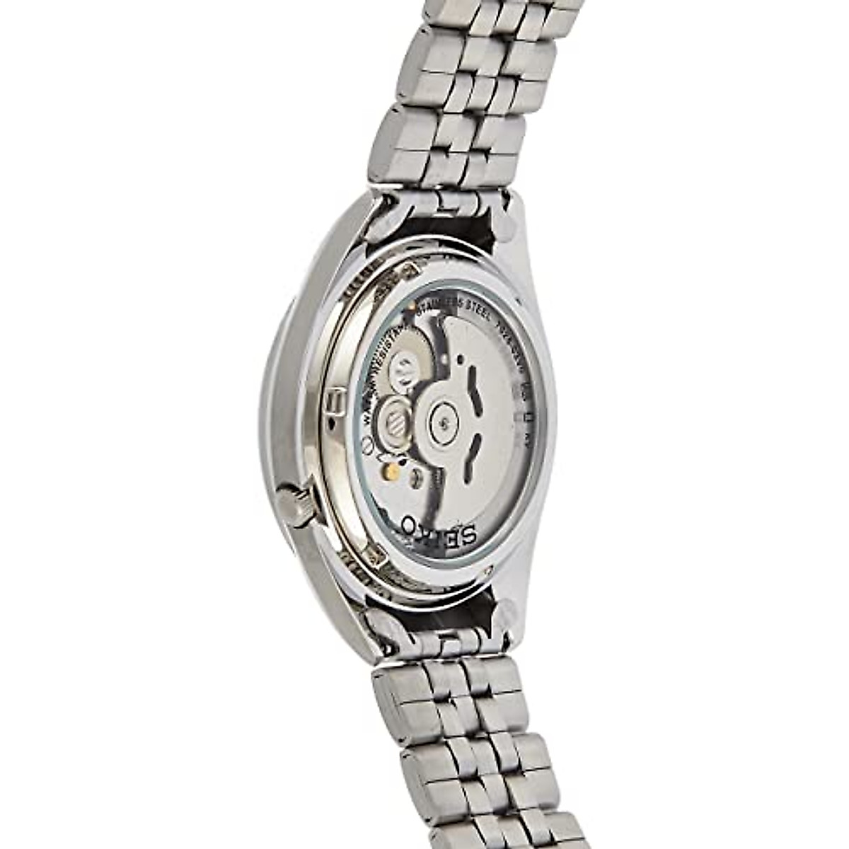 Seiko Men's SNKL15 Stainless Steel Analog with Silver Dial Watch