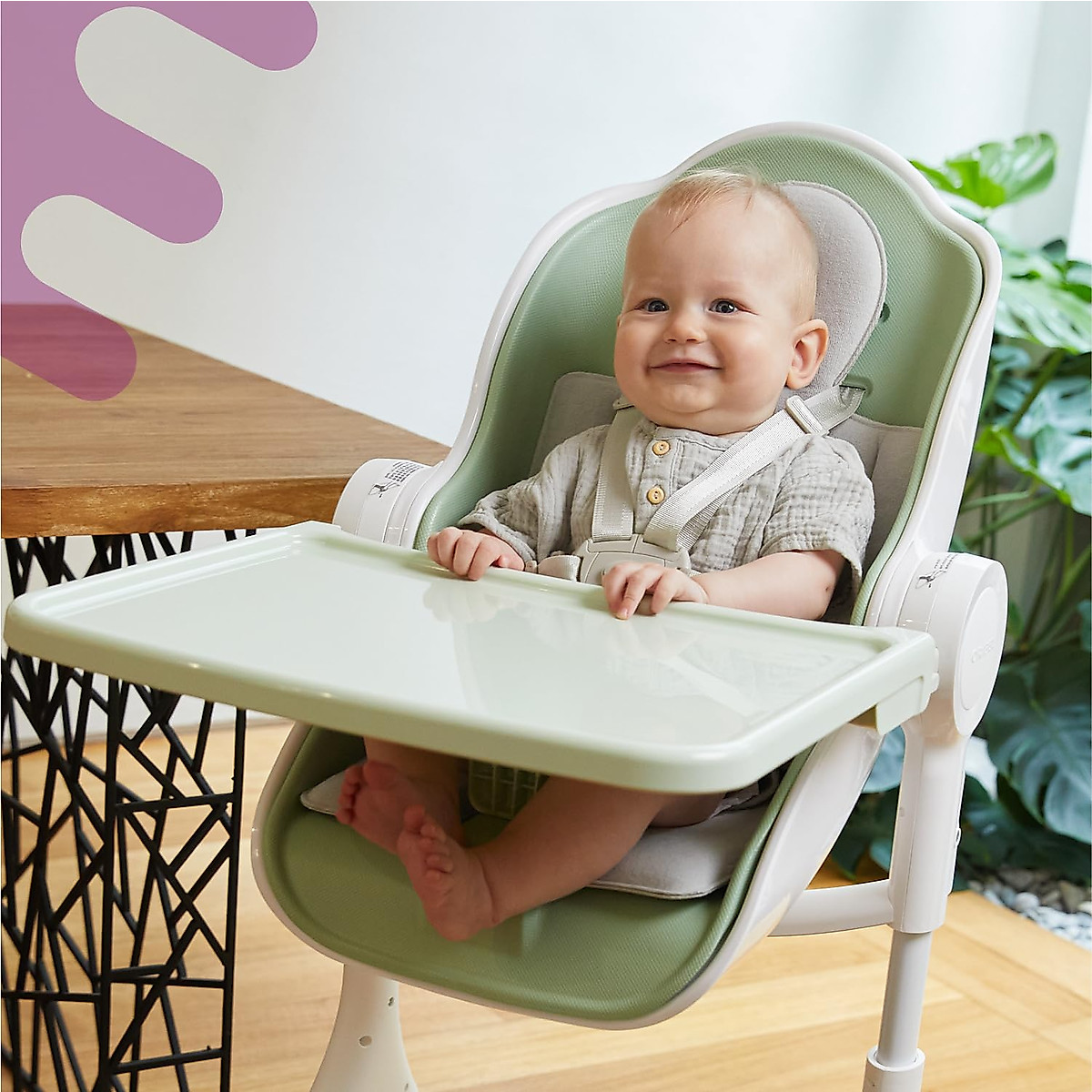 Oribel Cocoon High Chair (Slate)