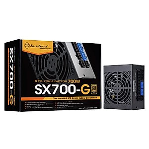SilverStone Technology SST-SX700-G 700W SFX Fully Modular 80 Plus Gold PSU with Improved 92mm Fan and Japanese Capacitors.