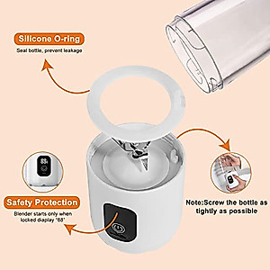 Personal Portable Blender for Shakes and Smoothies,Pawaca Blender BravoX (White BravoX)