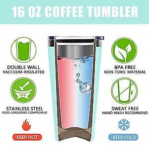 SHOW-YA Good Luck Gifts - Congratulations Gifts for Women,New Job Gift for Women,Farewell Going Away Gifts for Friends Coworker,And So The Adventure Begins You Got This,16 OZ Tumbler