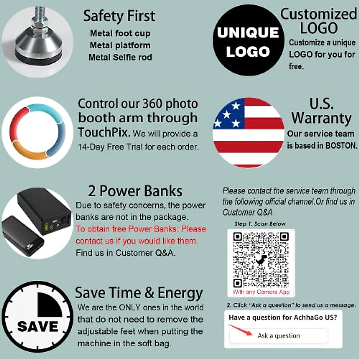 360 Photo Booth 360 Video Booth 360 Platform Remote Control Automatic Slow Motion 360 Spinner 360 Motorized SpinCam 360 Video Portable Selfie Platform for Weddings Parties Halloween Christmas achhago