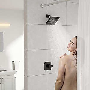 Replacement for Moen T2471BL Genta LX Posi-Temp Valve Trim Kit, Matte Black Shower Trim Kit Shower Handle