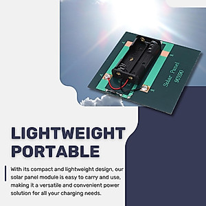 1W Solar Panel 4V High Conversion Rate Energy Saving High Stability Solar Charging Panel DIY Solar Power Charger Kit for Reliable, Affordable, and Eco Friendly Energy