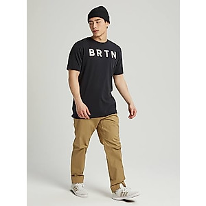 Burton Men's BRTN Short Sleeve T-Shirt, True Black, L