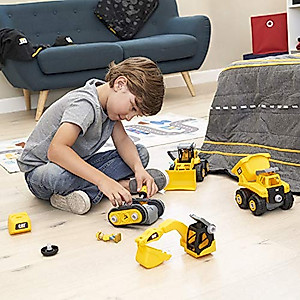 Cat Construction Build Your Own Junior Crew Dump Truck Building Toy