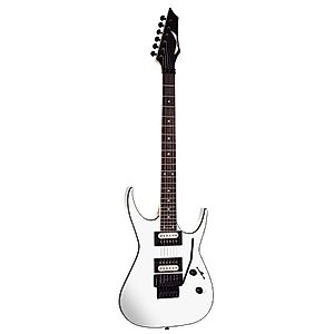 Dean Exile X Floyd Guitar, Indian Rosewood Fretboard, Satin White Finish