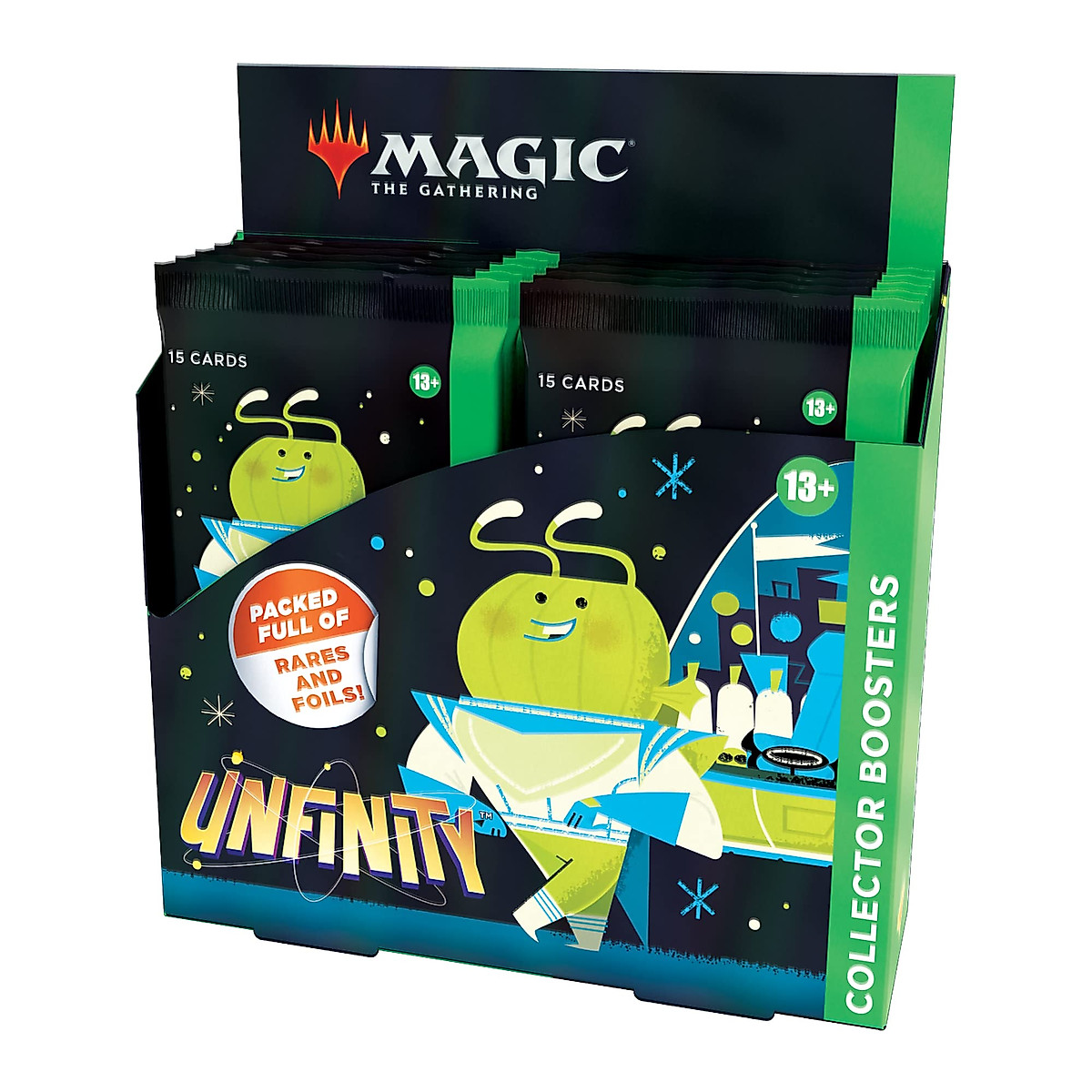 Wizards of the Coast Unfinity Collector Booster Box | 12 Packs + Box Topper (181 Magic Cards)