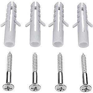 Fonture 6PCS Helmet Holders Plastic Hanging Hooks Wall Mounted Hangers Hat Glove Bag Shoe Clothes Rack (Black-6PC)