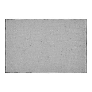 VHC Brands Black Check Indoor Rug Rect 17x48, Polyester Area Rug, Accent Rug, Floor Decor, Black Check Collection, Rectangle 17x48, Country Black