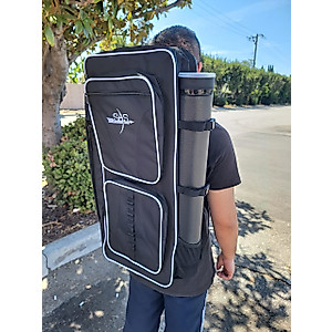 SAS Archery Recurve Takedown Bow Backpack with Arrow Tube (Black)