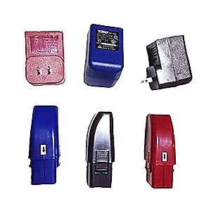Wall Charger and Replacement Battery for Original Cordless Swivel Sweeper Models - Assorted Colors