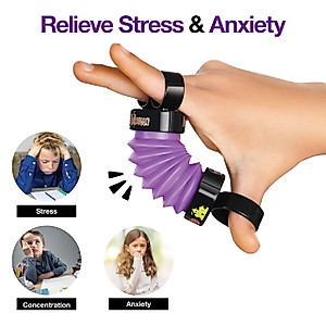 Halloween Party Favors Bulk Stargo Finger Poppers Fidget Toy - Halloween Stocking Stuffers Non-Candy Trick or Treat Toy for Girls & Boys - Halloween Party Bags and Goody Bags Filler - Pack of 10