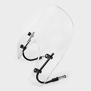 TAZGANTAX Motorcycle Windscreen Windshield Wind Deflector Protector Wind Screen compatible with Piaggio Ves-pa GT200 GTS250 GTS300 2018 2019 2021 2022 All year (Clear)