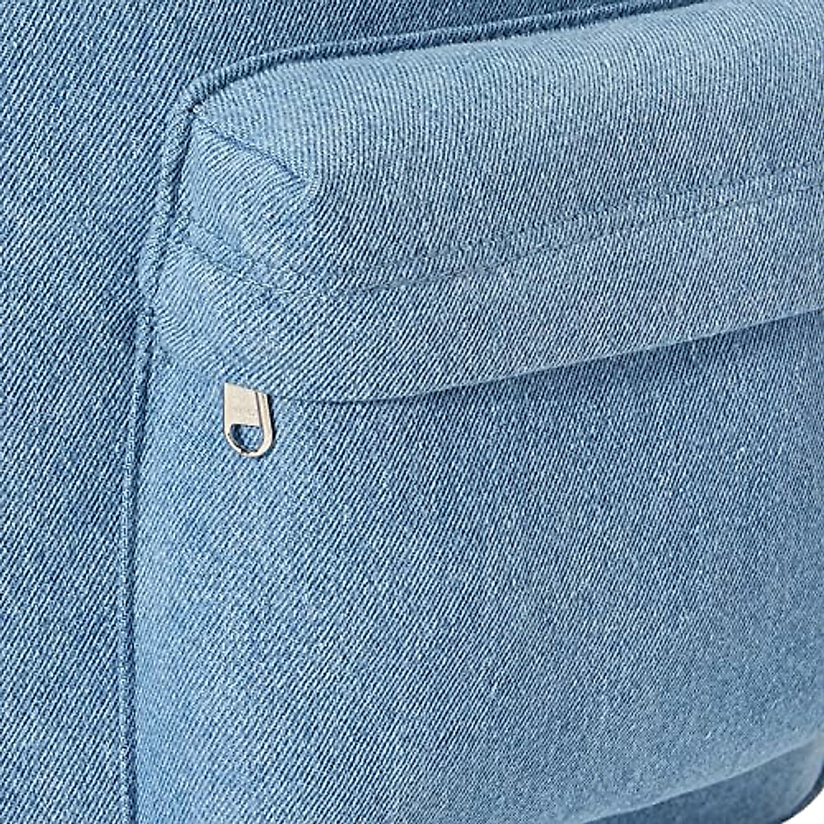 American Apparel Unisex Cotton Canvas School Bag, Light Wash, One Size