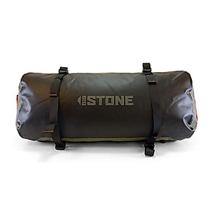 Big Stone Fully Waterproof, airtight, Submersible, Heavy Duty, Rugged, Scuba Zipper Dry Bag - Carry as Duffel, Backpack or Shoulder - Large/x-Large (90 Liter)