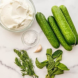 TomorrowSeeds - Persian Cucumber Seeds - 30+ Count Packet - Lebanese Middle Eastern Cucumbers Beit Alpha F1 Hybrid Burpless Kirby Garden