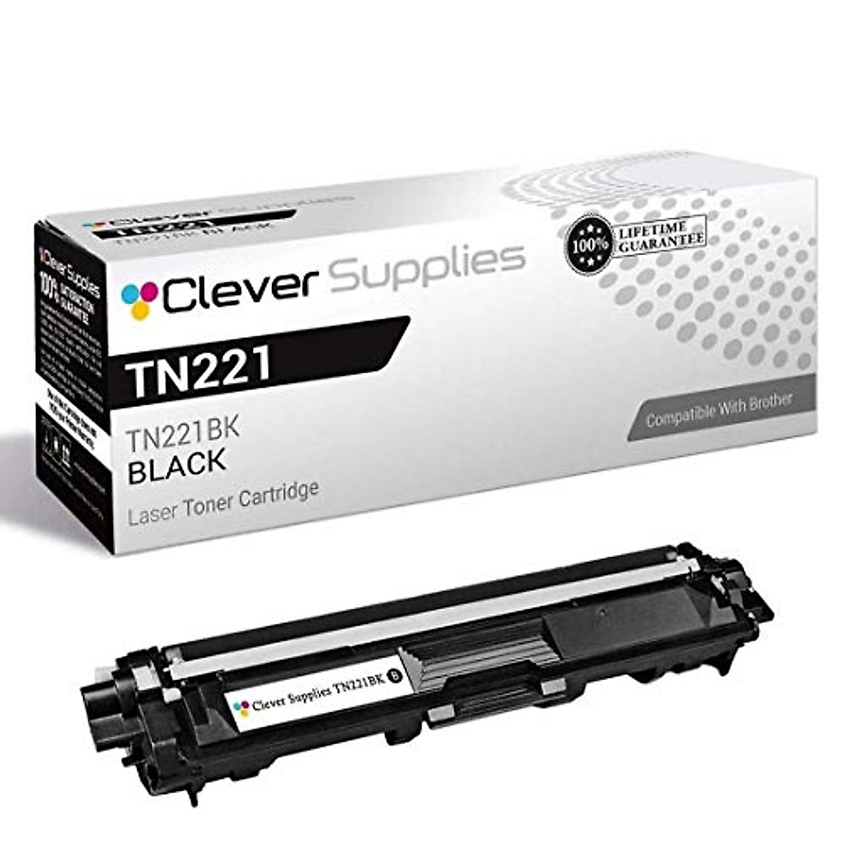 CS Compatible Toner Cartridge Replacement for Brother TN221 TN-221 TN-221BK DCP-9020CDN 9020CDW HL-3140CDW 3150CDW MFC-9130CW 9330CDW 9340CDW 9140CDN 9330CW Black