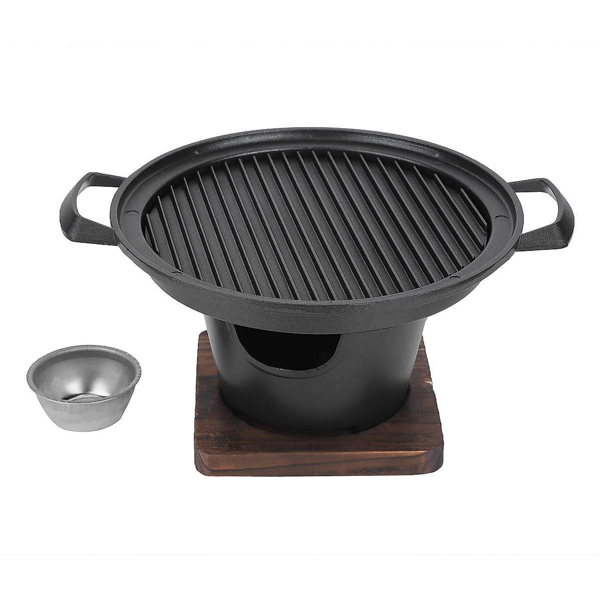 Barbecue Grill, Household Portable Mini Smokeless Barbecue Grill Charcoal Stove BBQ Accessories 26x21x12.5cm