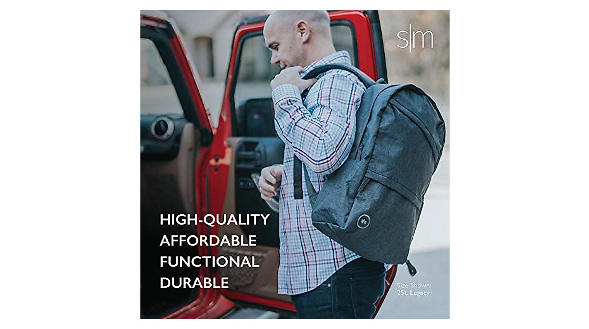 Simple Modern Legacy Backpack 35L - Stylish & Durable Travel & School Bag