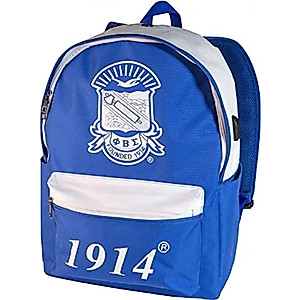Keleafrica Phi Beta Sigma USB Port Backpack, Red